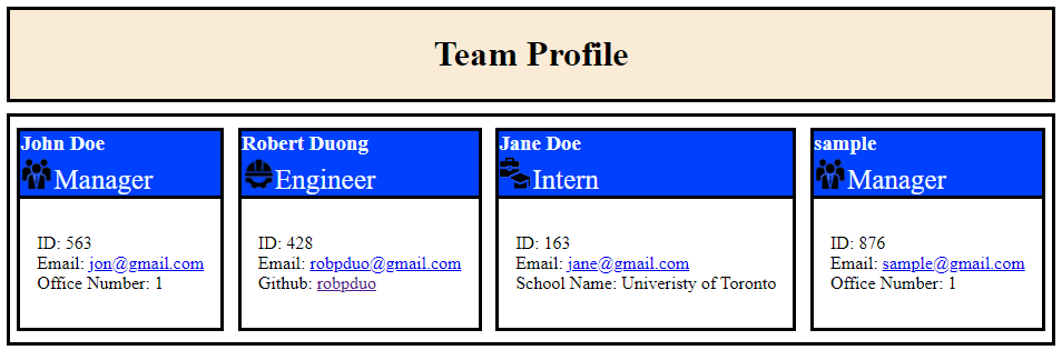 GitHub - robpduo/Team-Profile-Generator
