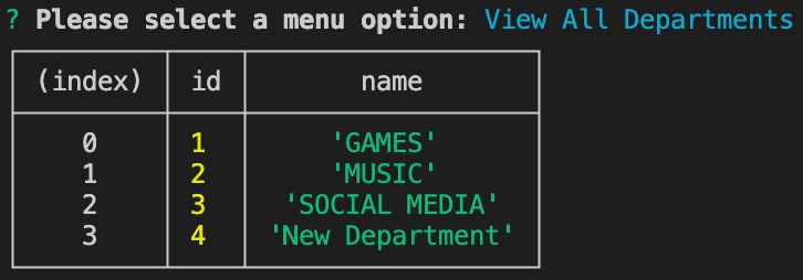 GitHub - robpduo/Employee-Tracker