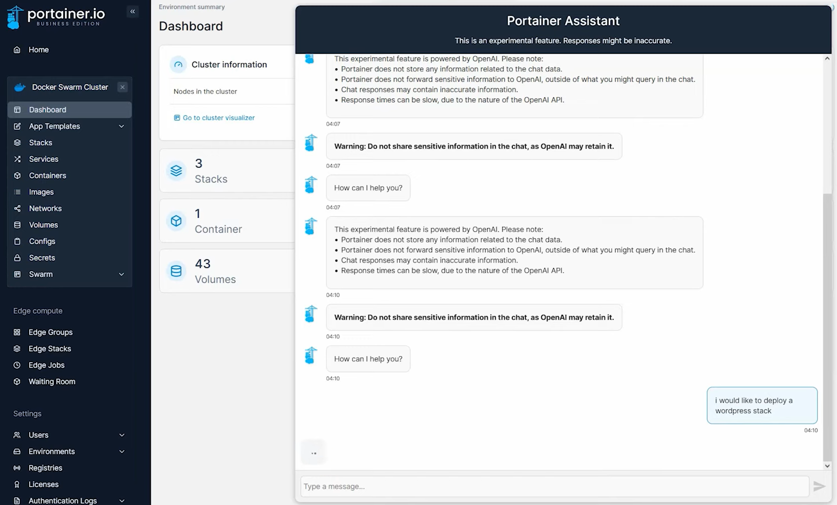Request for community feedback on our new experimental ChatGPT integration · Issue #9116 ...