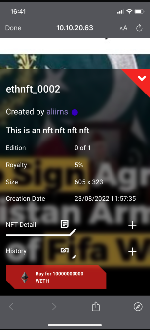 Big Dipper Link for NFT Mobile Purchase Not Working As Expected on Android & iOS Production Env ...