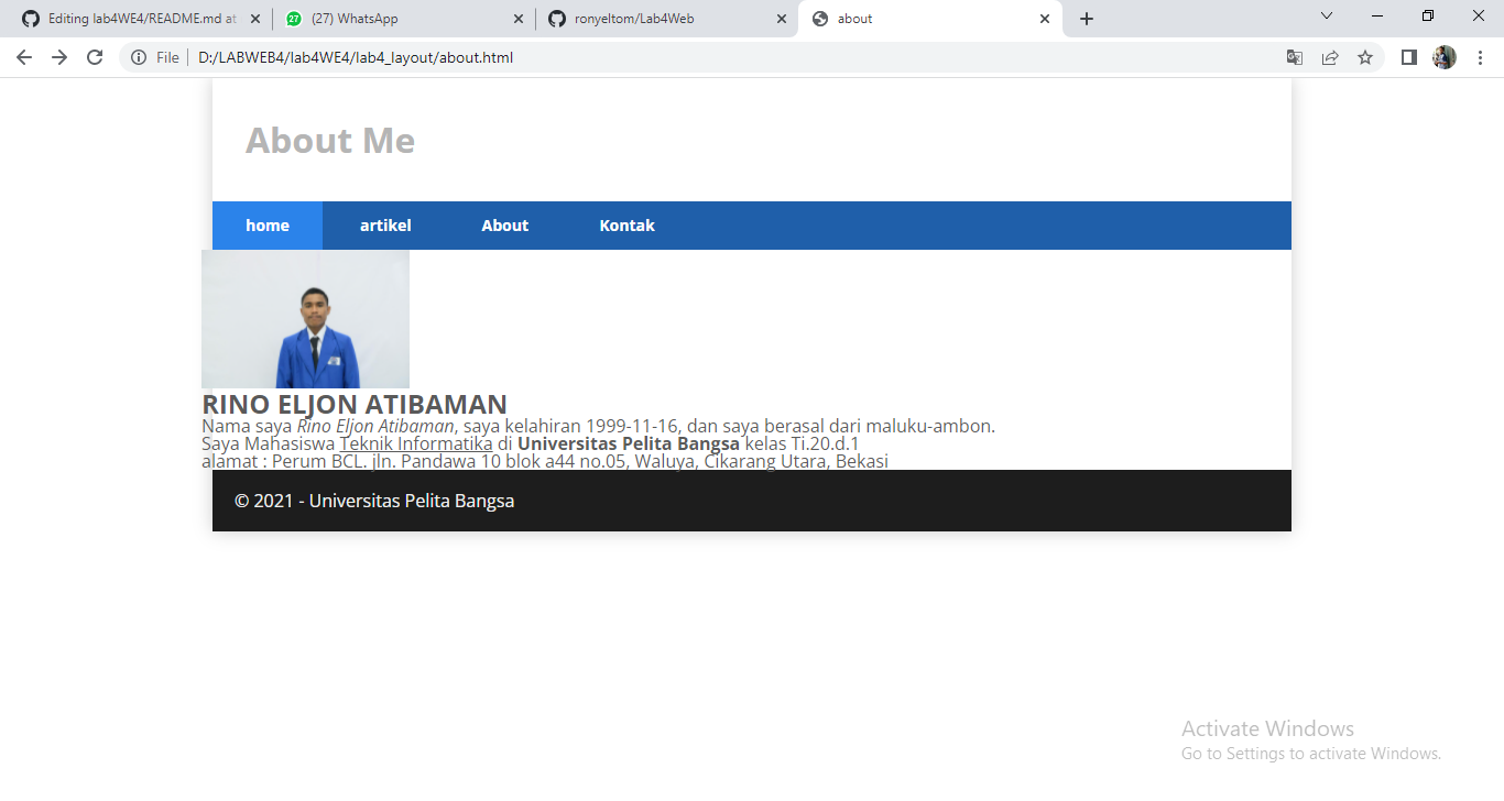 GitHub - rinoatibaman/lab4WE4