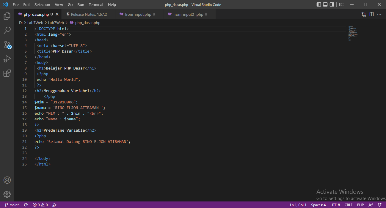 GitHub - rinoatibaman/Lab7Web