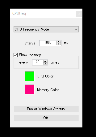 GitHub - kxkx5150/CPUFreq: CPU Frequency & Memory usage