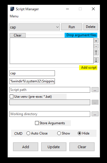 GitHub - kxkx5150/ScriptManger: Script Manger