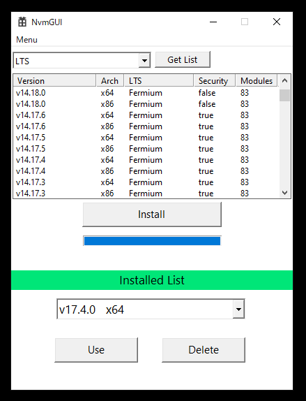 GitHub - kxkx5150/NvmGUI: Node Version Manager GUI