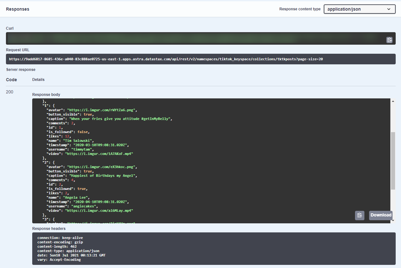 [HW] Cira Foster · Issue #174 · datastaxdevs/workshop-social-media-tiktok · GitHub