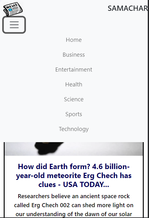 GitHub - Hdewani/news-app: The React News App is application developed using the News API ...