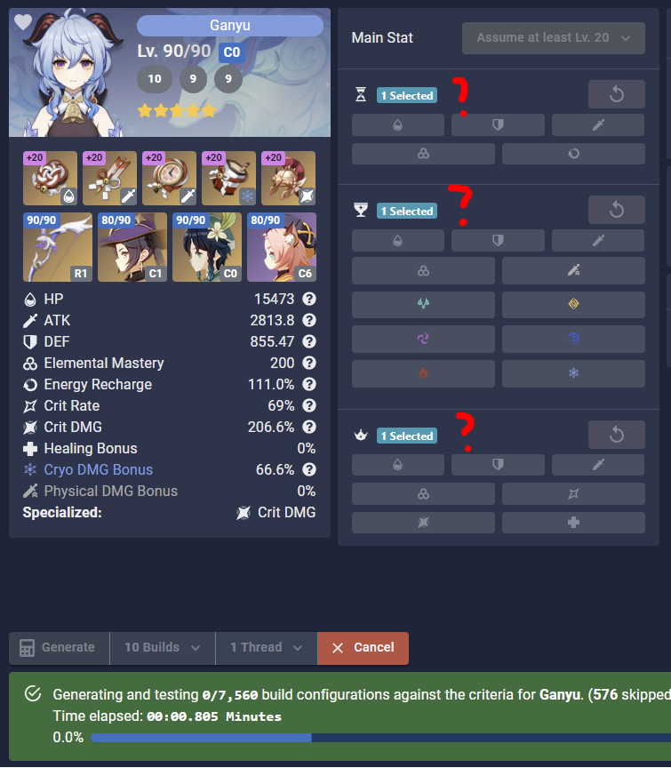 Unable to check which main stats have been selected during the build process · Issue #315 ...