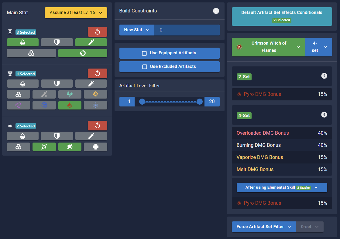 Build page UI elements missing padding and/or card · Issue #341 · frzyc/genshin-optimizer · GitHub