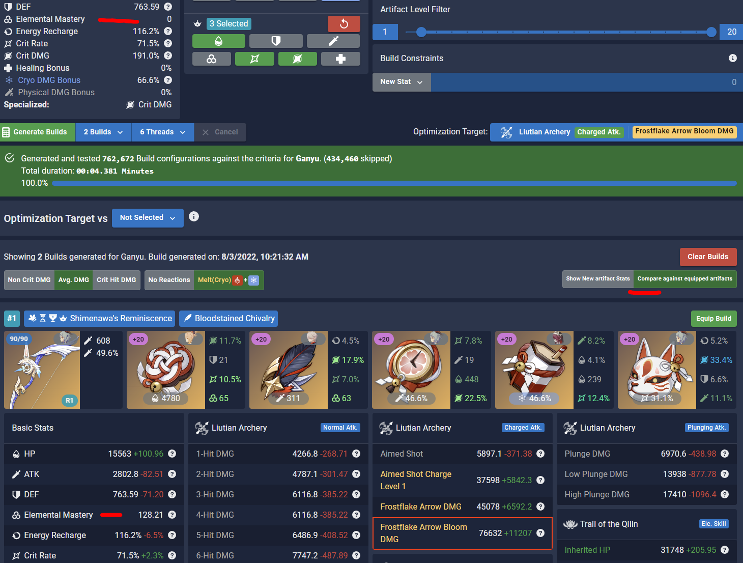 Bug If Stat Is Currently 0 The Build Preview Wont Show The Difference When Compared · Issue