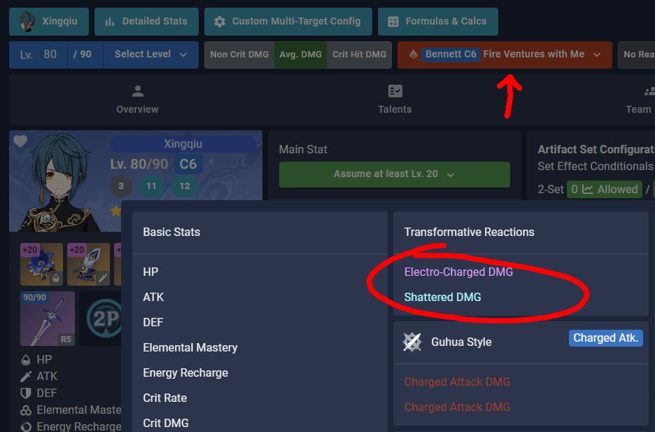 Bennett C6 infused characters don't have Overloaded as a target · Issue #566 · frzyc/genshin ...