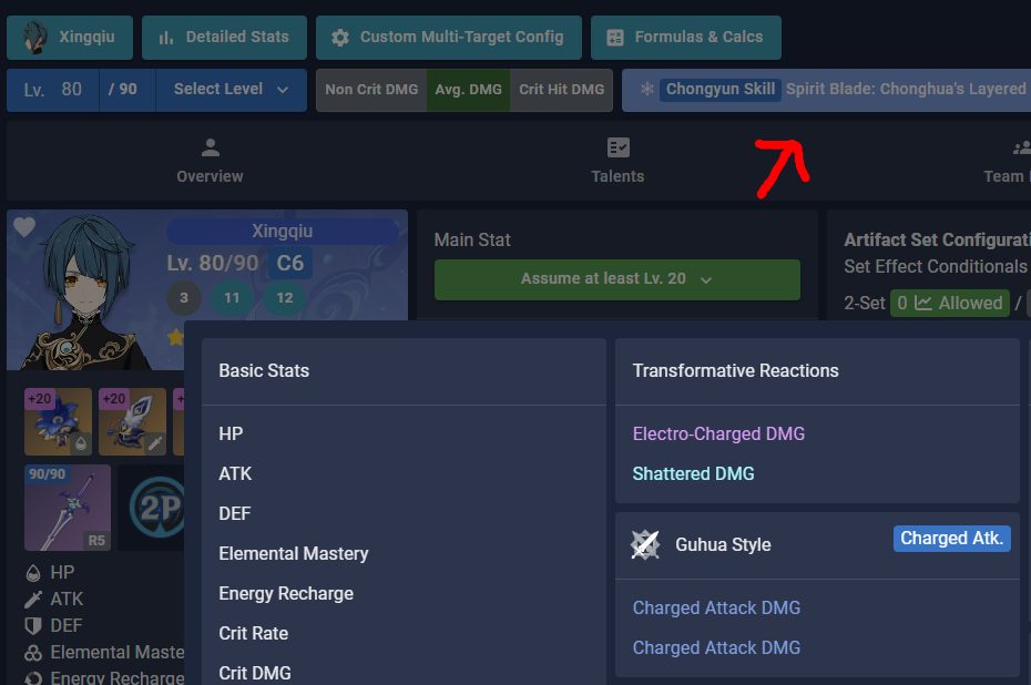 Bennett C6 infused characters don't have Overloaded as a target · Issue #566 · frzyc/genshin ...