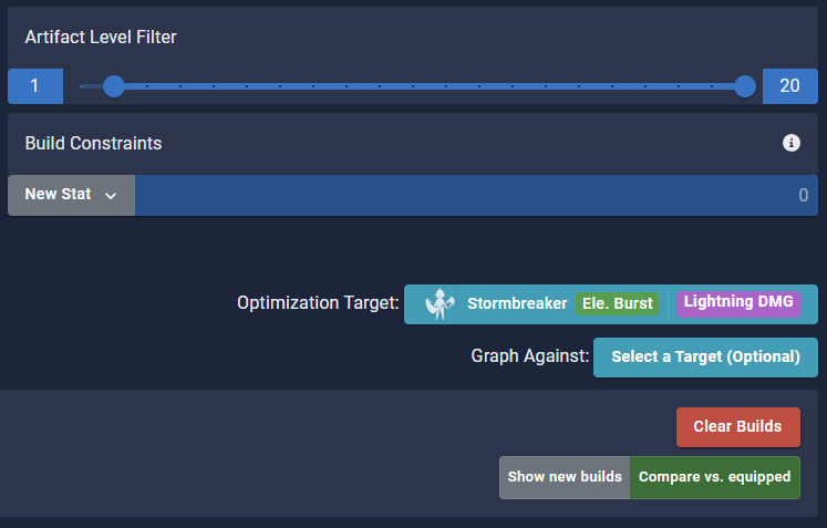 Allow setting another Optimization Target as a Graph Axis and Build Constraint · Issue #586 ...