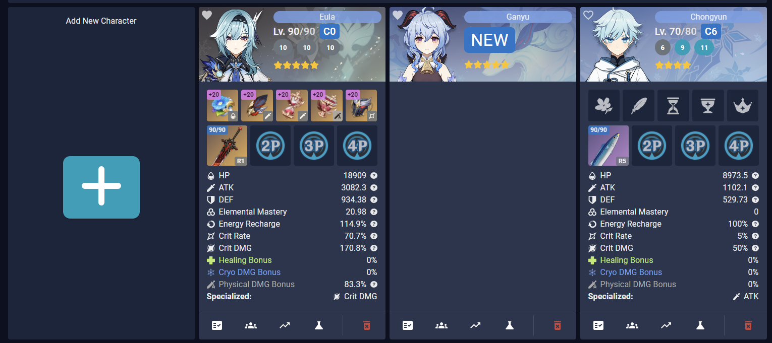 Setting a weapon's equip status to "Inventory" on the Weapon page breaks the equipped character ...