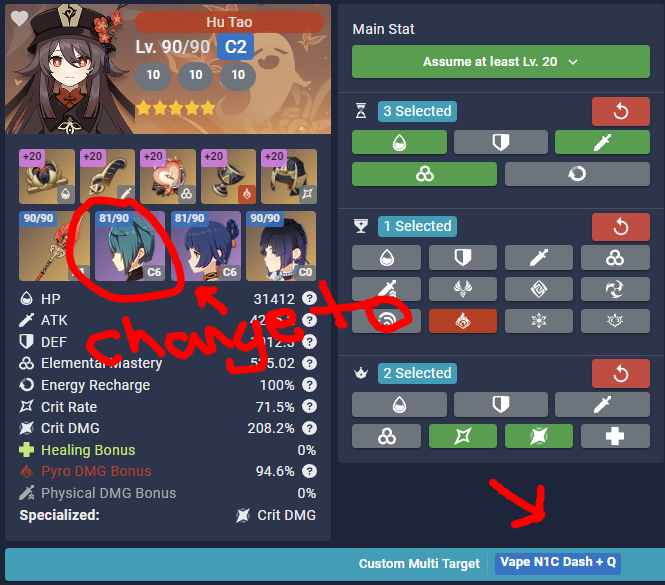 TC Graph results persisting across changing characters · Issue #751 · frzyc/genshin-optimizer ...