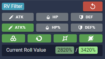 Change character Overview tab RV filter from popup to display buttons directly on the page ...