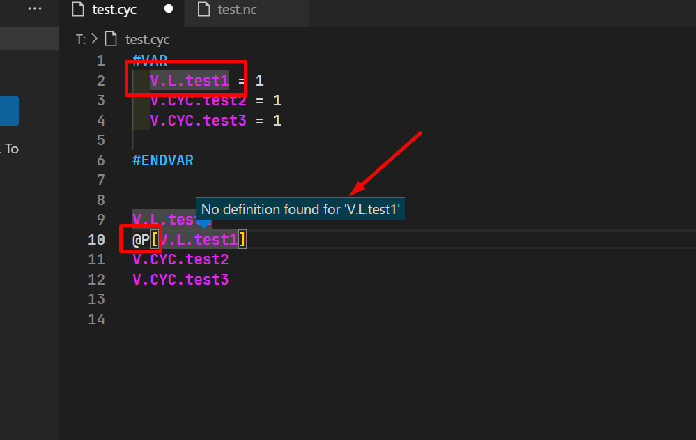 if something is immediately in front of the variable, it is not recognized · Issue #120 · isg ...