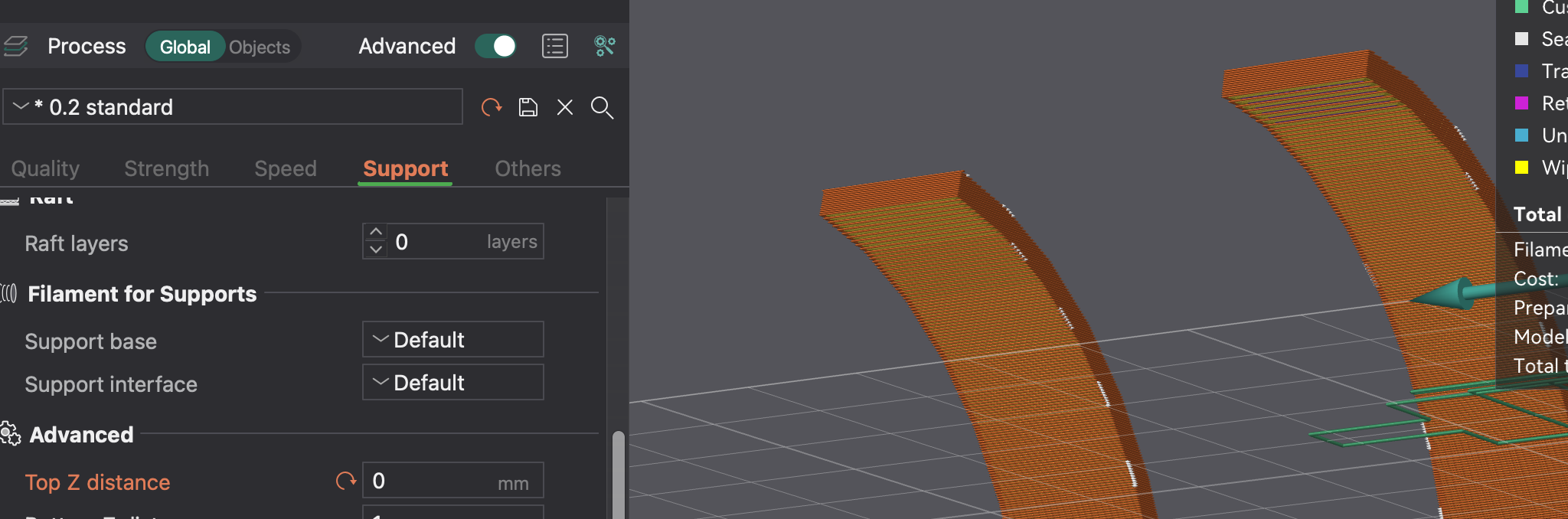 Overhang detection deactivated with active supports. · Issue #393 ...