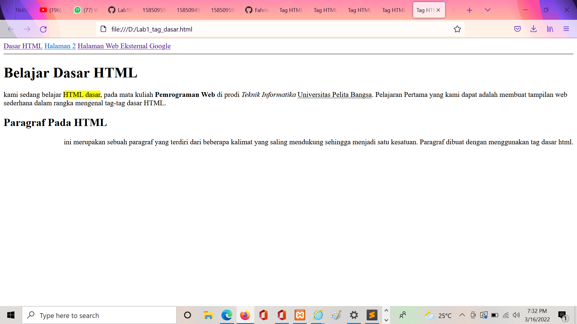 GitHub - FahrizalDavaRiyadi312010072/Lab1Web