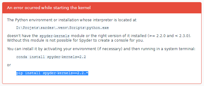 Minor Format Issue With The Spyder Kernel Message In The Ipython Console · Issue 18373 · Spyder 