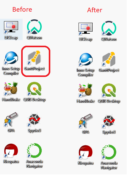 The GanttProject application icon looks blurry in Windows 10 · Issue ...