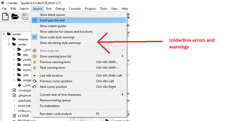 Add An Option To Turn Off The Underlining Of Errors And Warnings In The Editor · Issue 9627 8350
