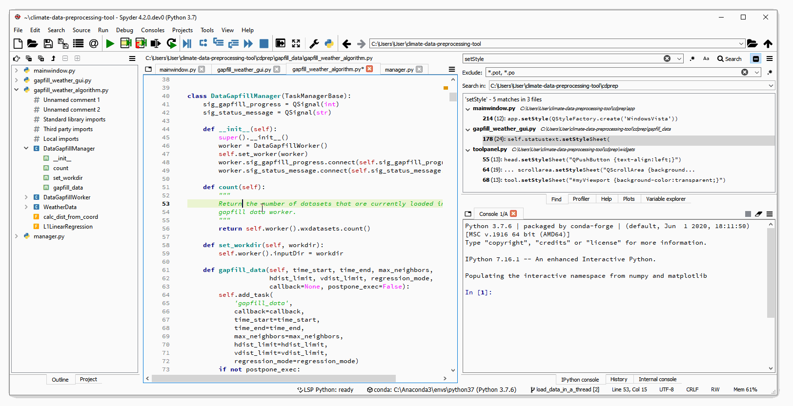 Items are collapsed in the outline explorer after a change was made in ...