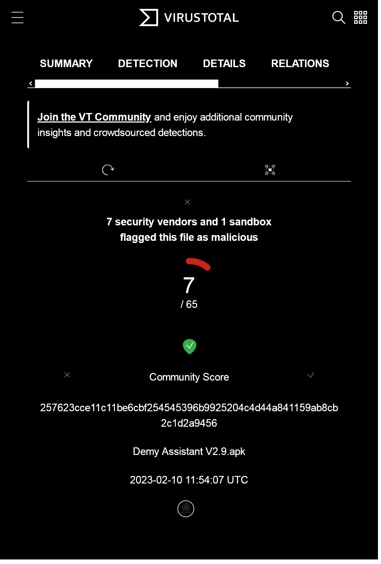 virustotal.com: nuisance · Issue #16689 · uBlockOrigin/uAssets · GitHub