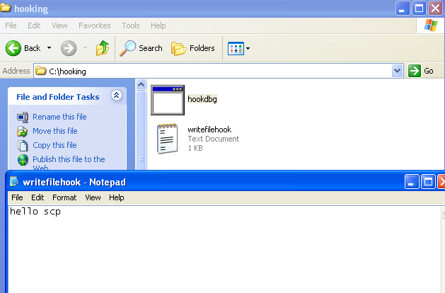 메모장 WriteFile() API 후킹 | SCP Tech Blog