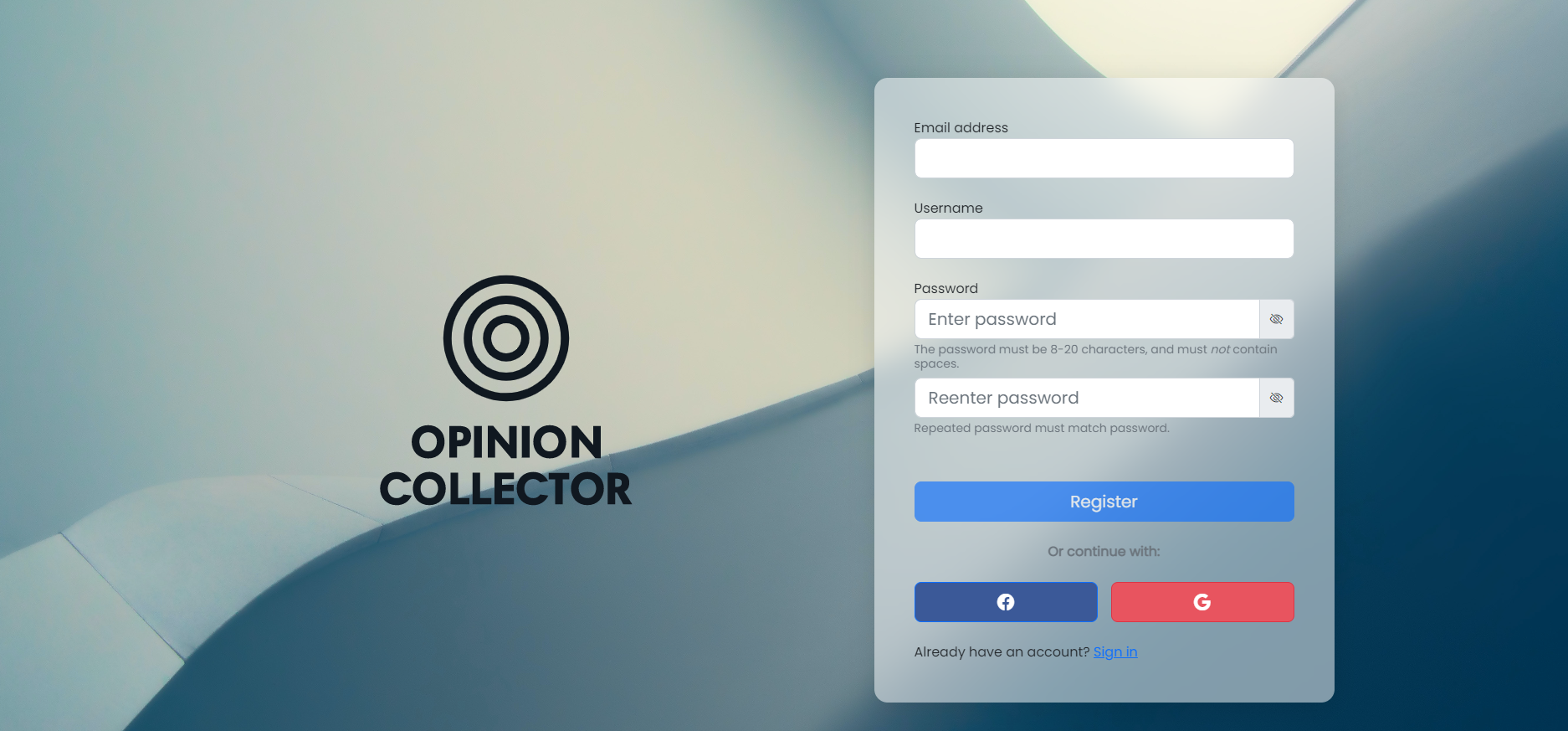 GitHub - rstrzalkowski/Opinion-Collector: University project for "Software engineering" course ...