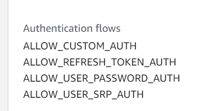 `PASSWORD_VERIFIER` challenge fails if `Auth` uses the default authentication flow: `USER_SRP ...