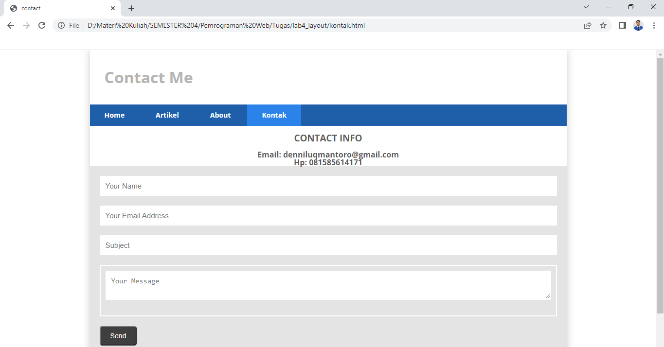 GitHub - DeniLuqmantoro/Lab4Web