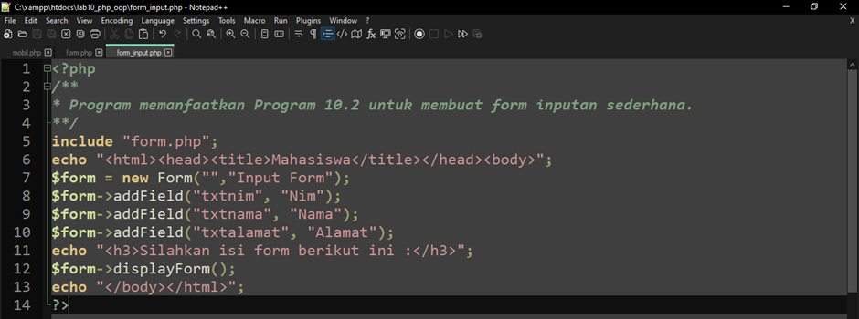 GitHub - DeniLuqmantoro/Lab10Web