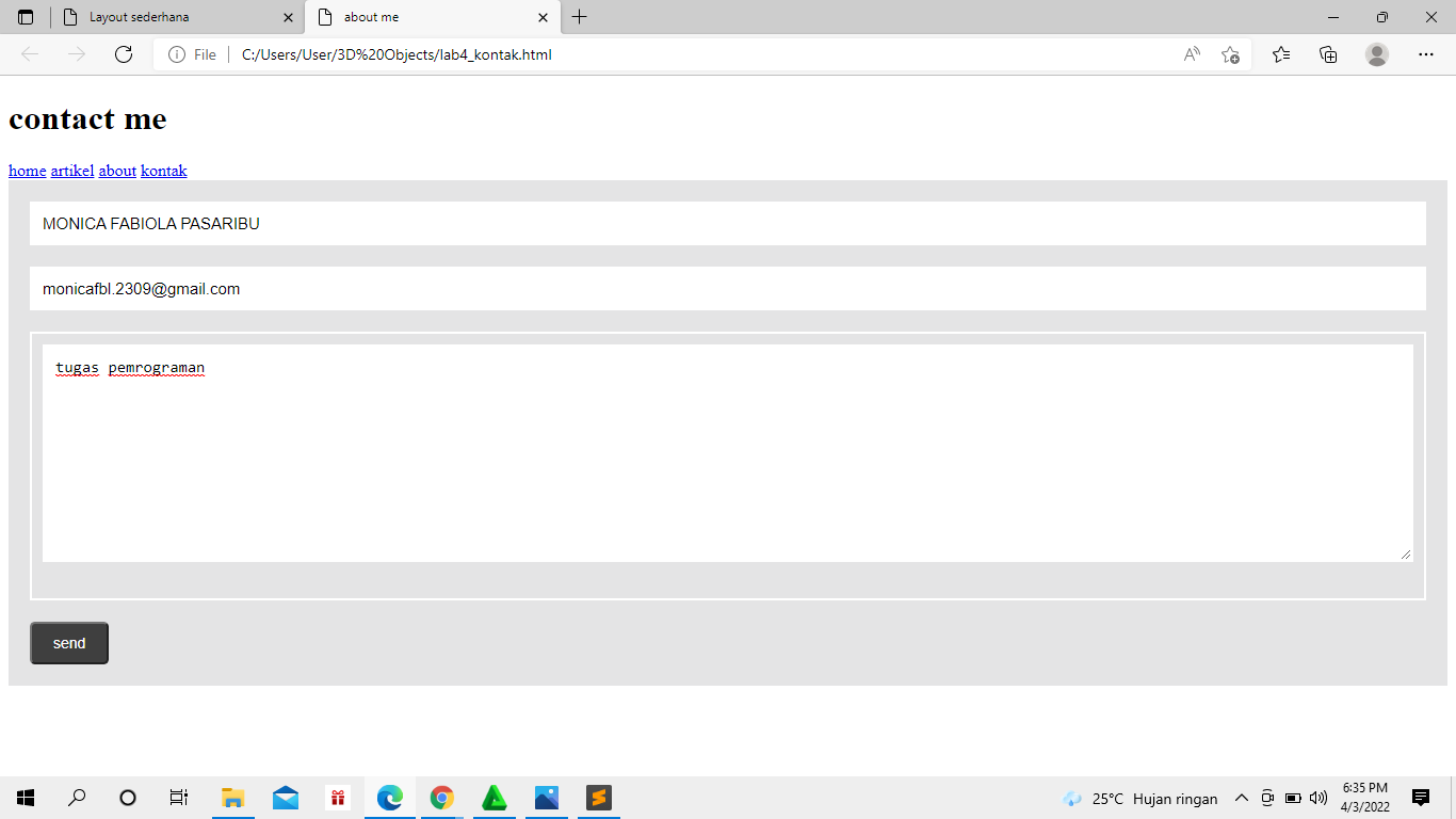 GitHub - monicafabiolapasaribu/Lab4Web