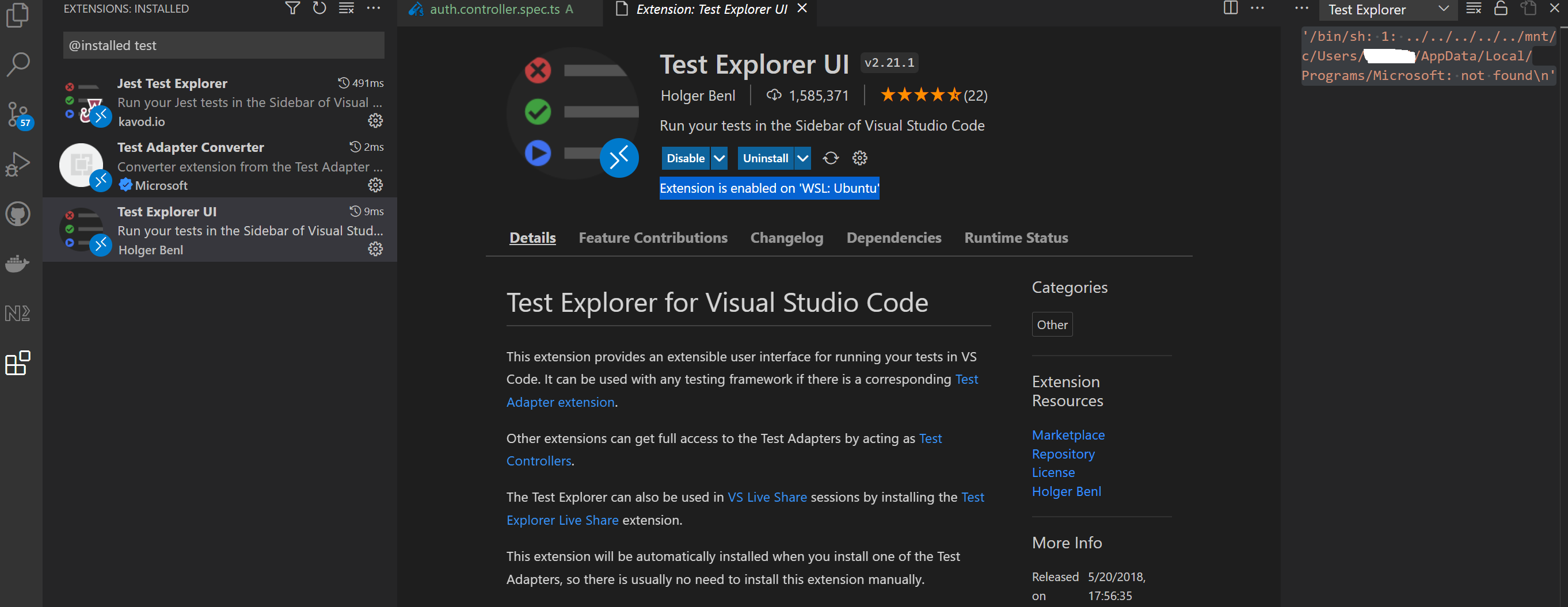 Test cases not Loading for Jest · Issue #190 · hbenl/vscode-test ...