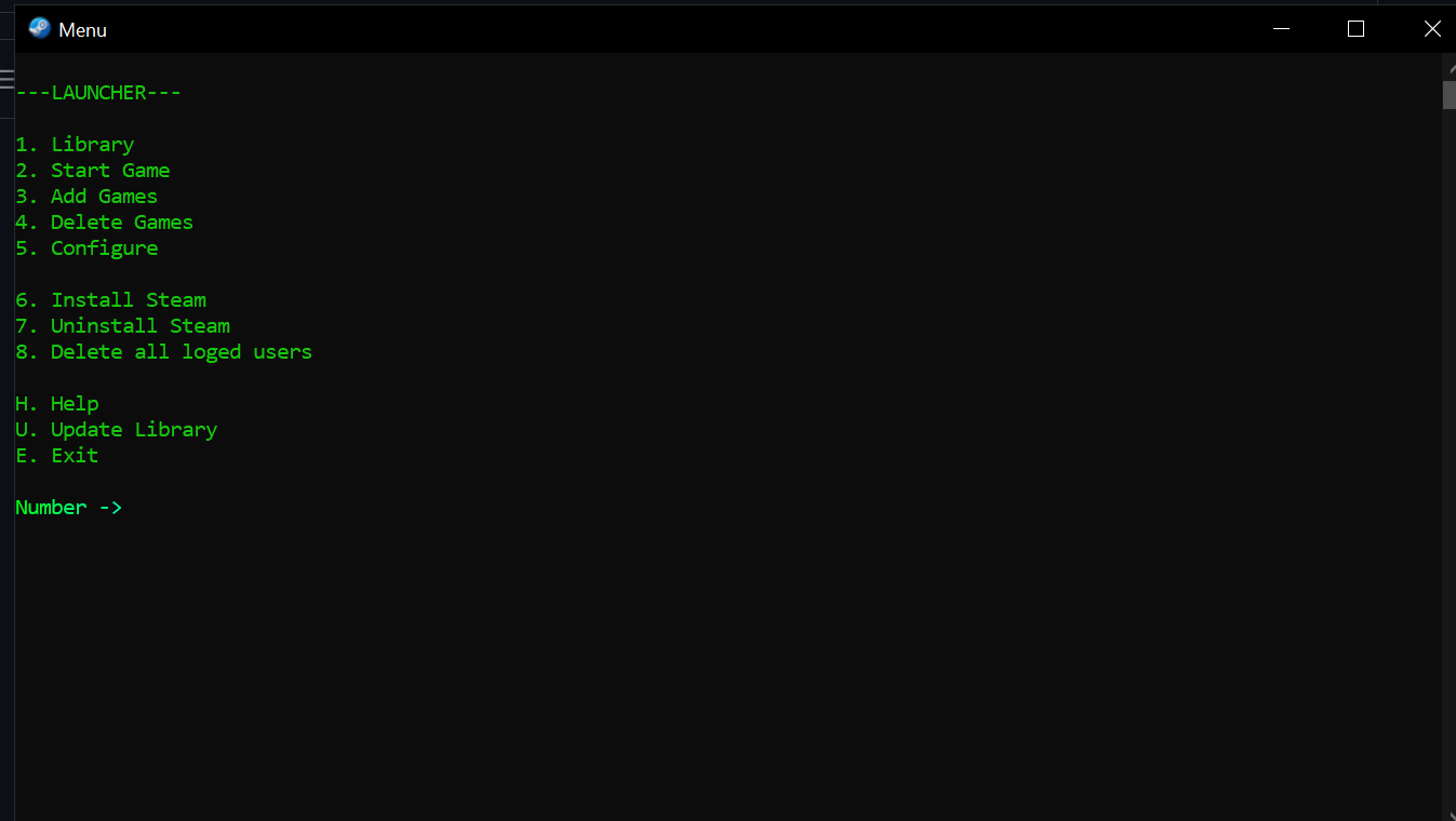 GitHub - RealViper8/GameLauncher: You can use this App to launch Steam ...