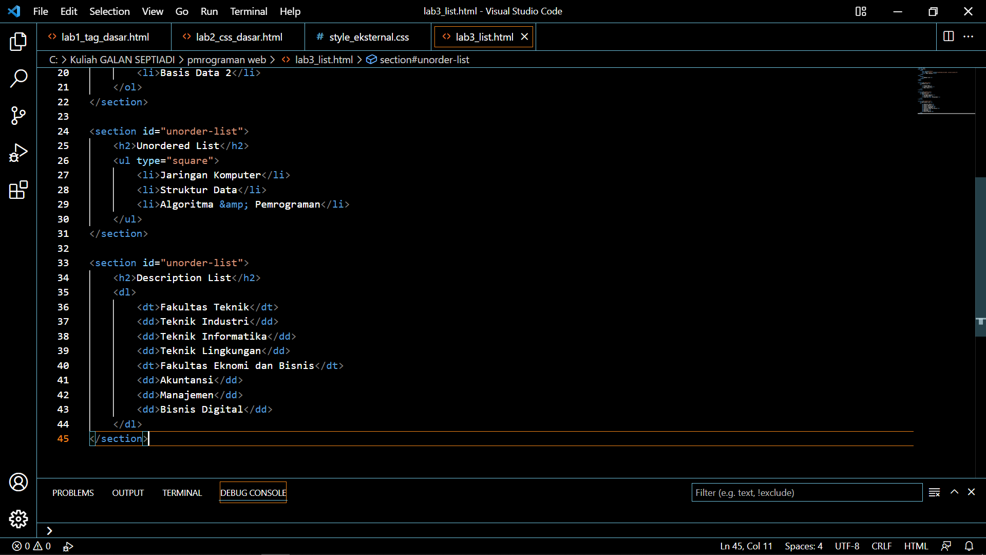 GitHub - galanseptiadi/Lab3Web