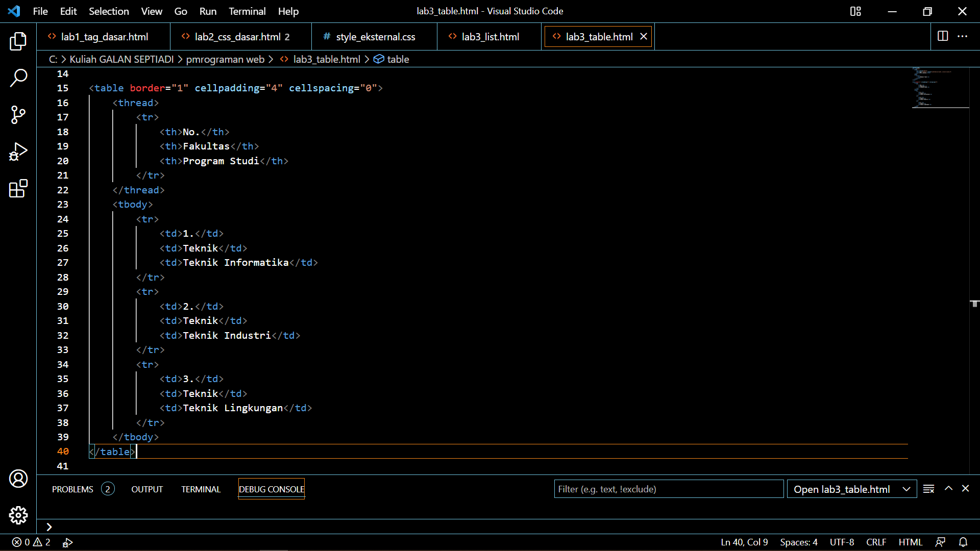 GitHub - galanseptiadi/Lab3Web