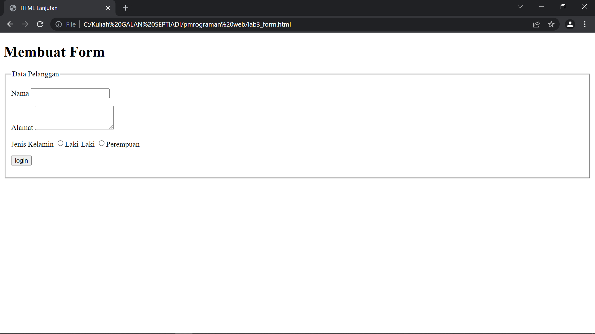 GitHub - galanseptiadi/Lab3Web