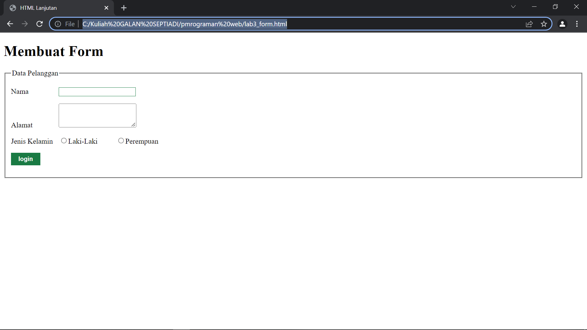 GitHub - galanseptiadi/Lab3Web