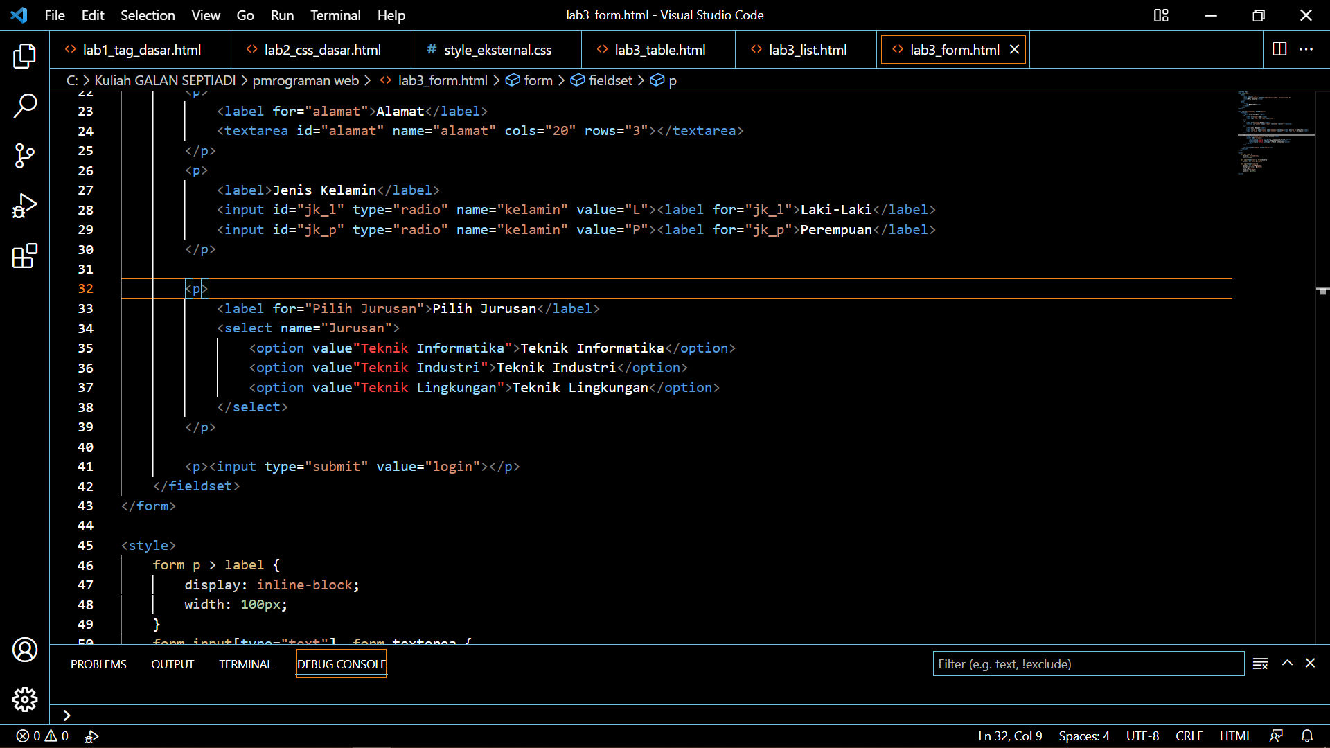 GitHub - galanseptiadi/Lab3Web