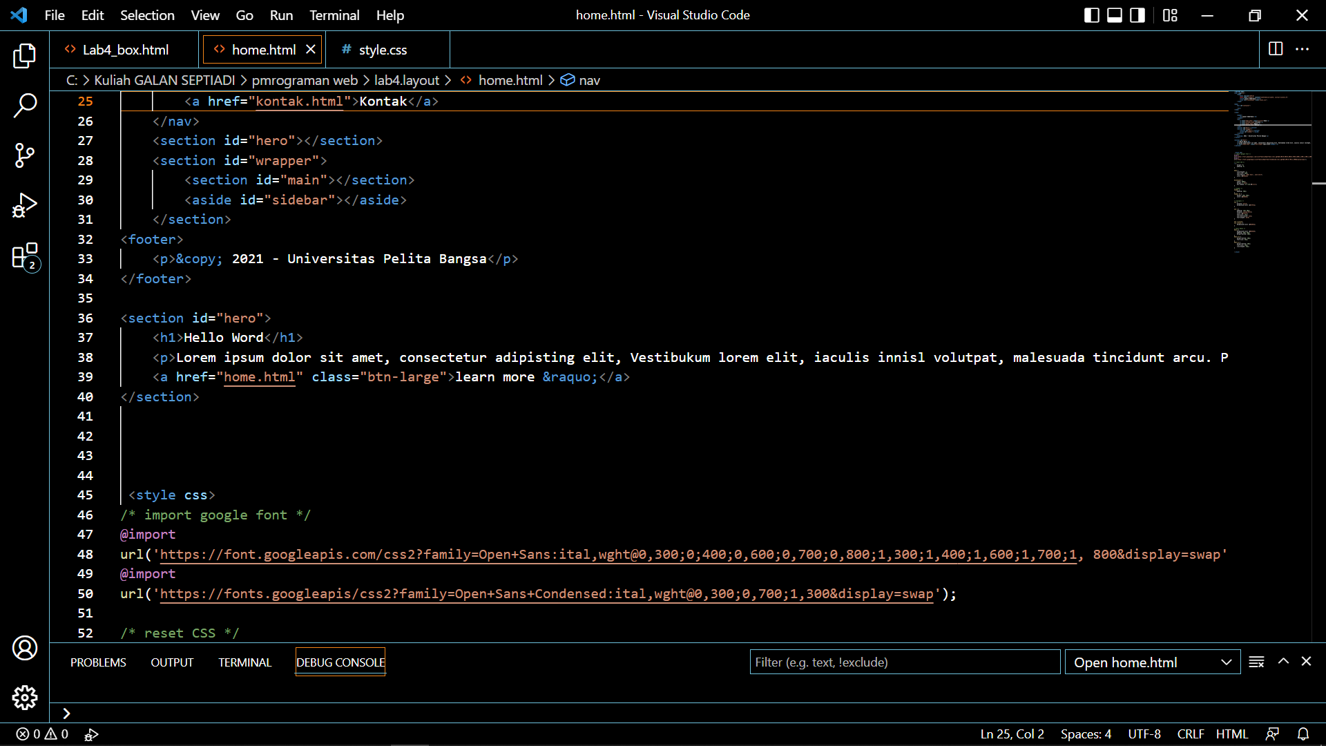 GitHub - galanseptiadi/Lab4web
