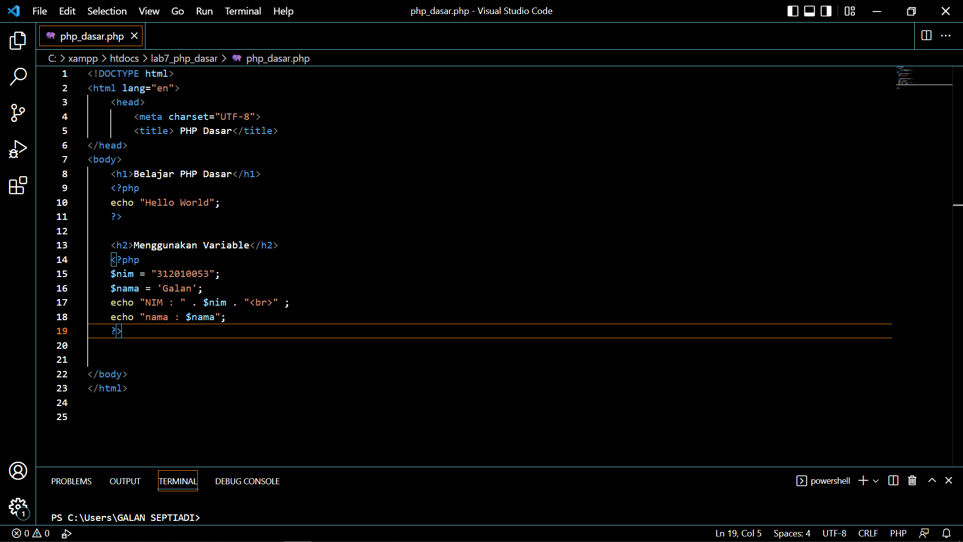 GitHub - galanseptiadi/Lab7Web