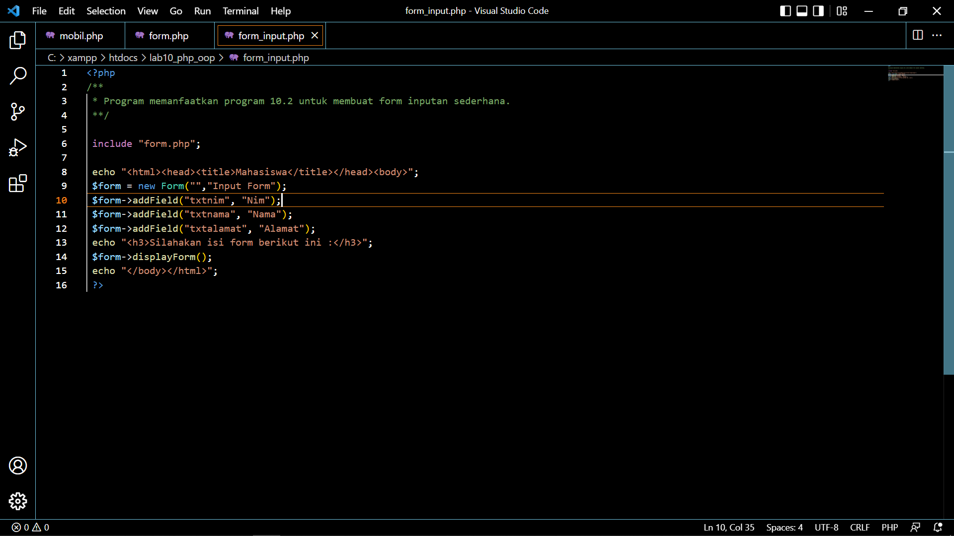 GitHub - galanseptiadi/lab10Web