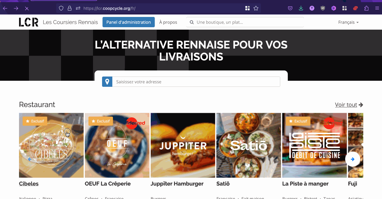 "View all restaurants" link ineffective on Firefox · Issue #3542 · coopcycle/coopcycle-web · GitHub
