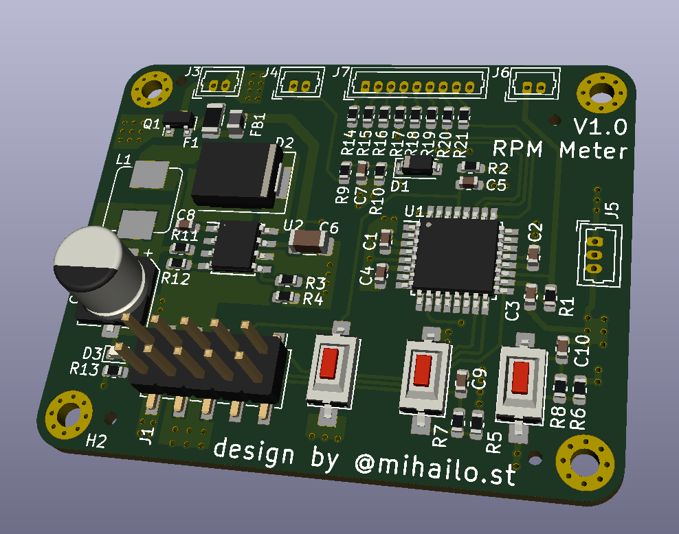 GitHub - kikiosvetnik/rpm-meter-with-atmel168: PCB and Software project ...