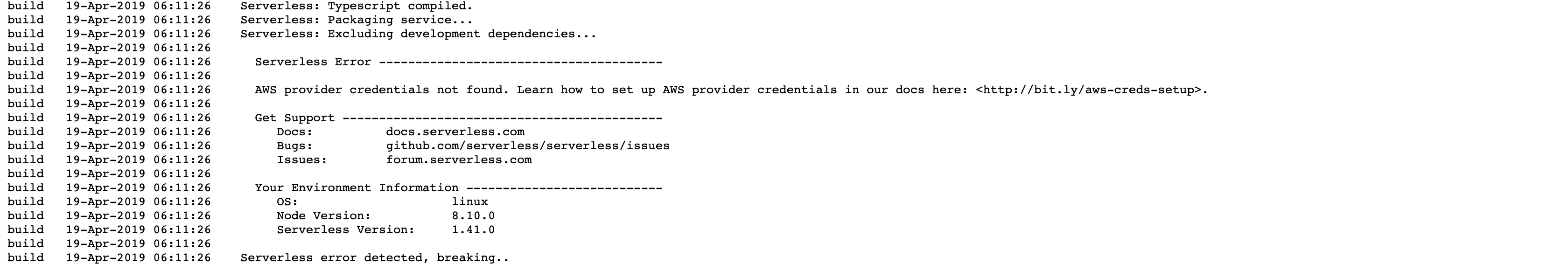Serverless Deployment Fail After V1410 Released · Issue 6029 · Serverlessserverless · Github