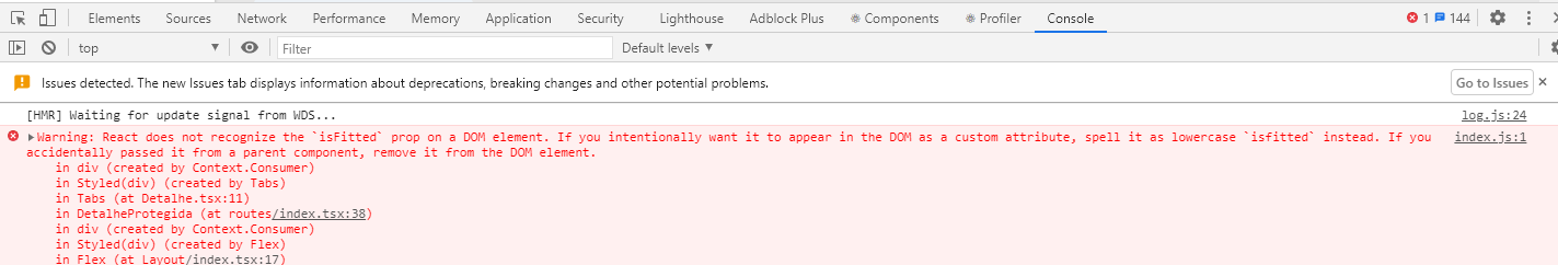 React does not recognize the `isFitted` prop on a DOM element. · Issue #1995 · chakra-ui/chakra ...