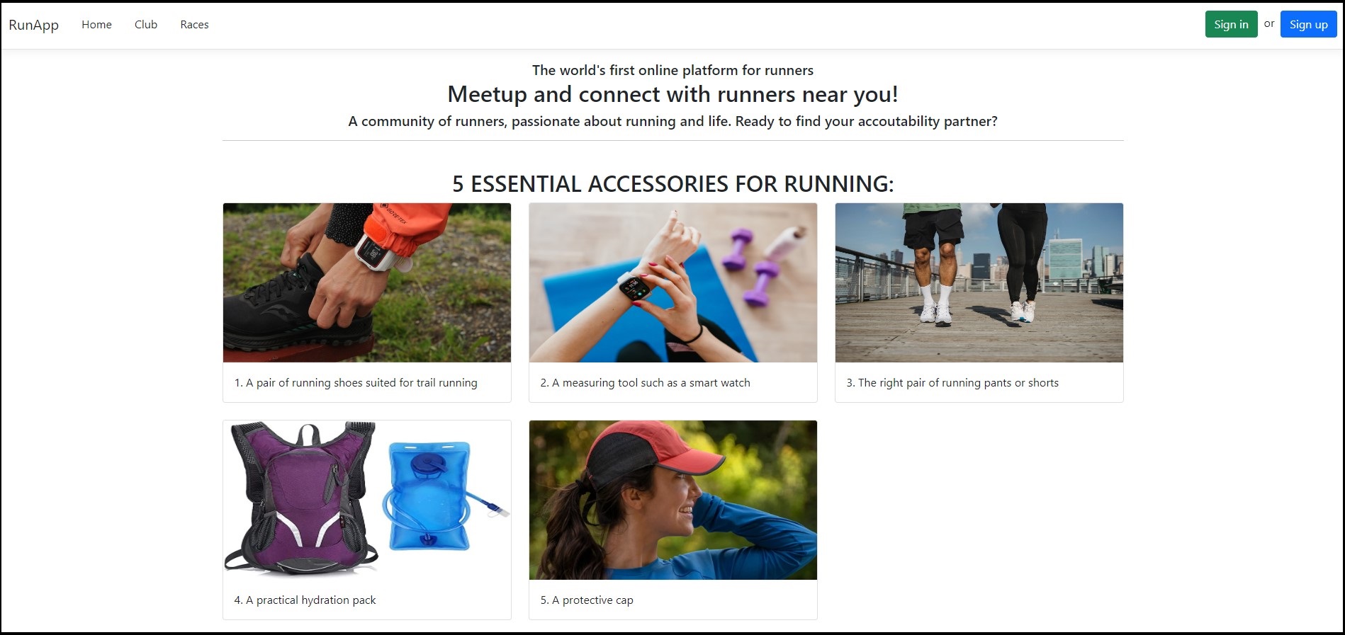 GitHub - RIrena/RunApp: RunApp - online platform for runners (in .NET Core MVC)