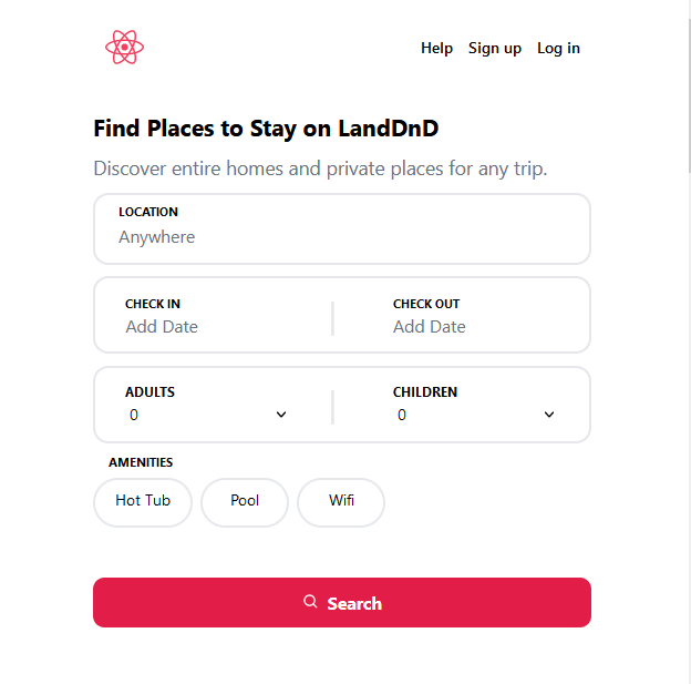 Github Abdelseyairbnb Ui Clone An Airbnb Ui Clone Recreated With Tailwindcss And React